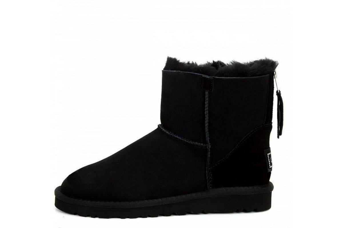 Оригинал UGG Zip Mini Black купить на официальном сайте UGG
